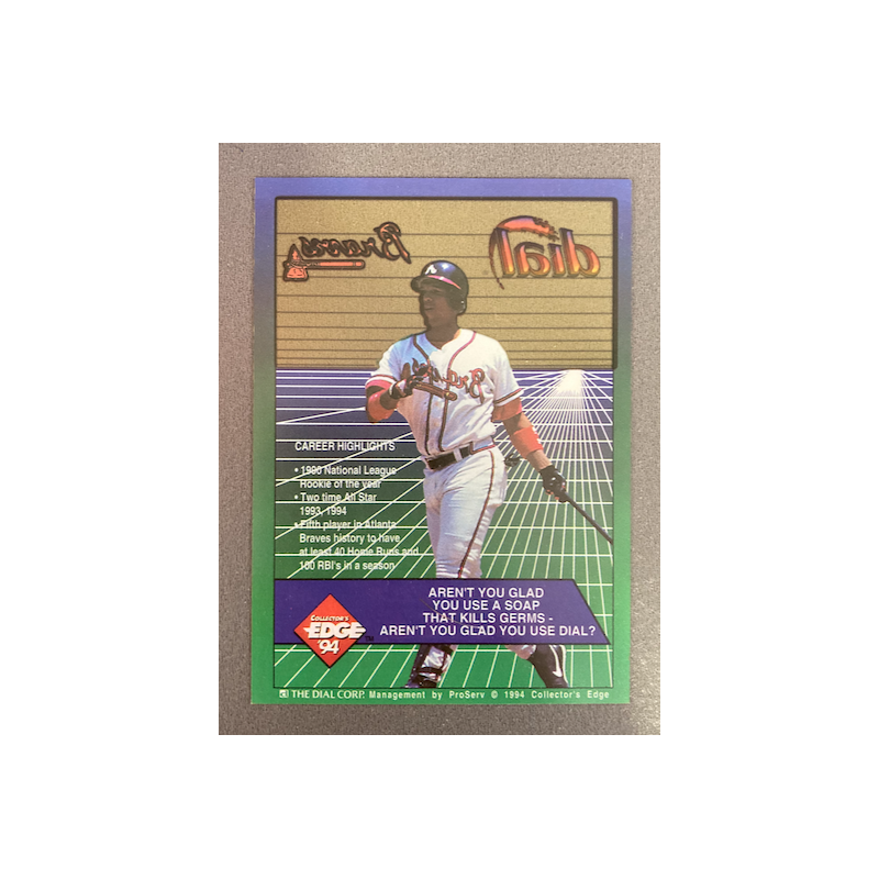DAVID JUSTICE 1994 EDGE DIAL