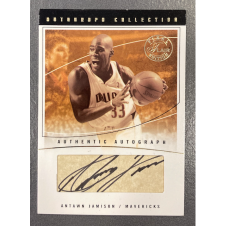 ANTAWN JAMISON 2003-04 FLAIR FINAL EDITION AUTOGRAPH COLLECTION 10/25 ...