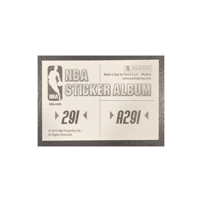 LOS ANGELES LAKERS LOGO 2010-11 PANINI STICKER FOIL - 291