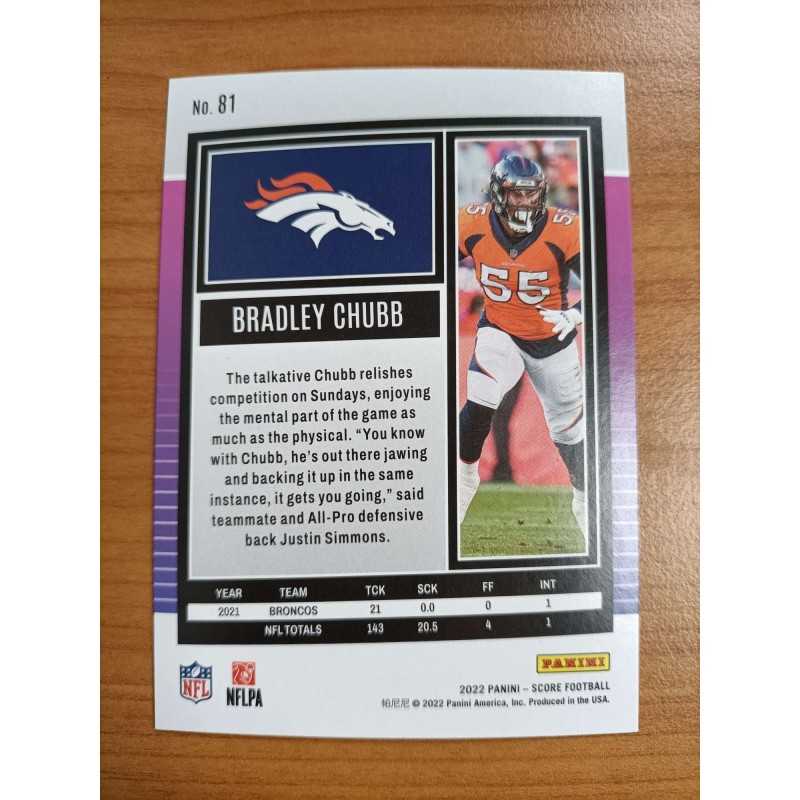 BRADLEY CHUBB 2022 PANINI SCORE
