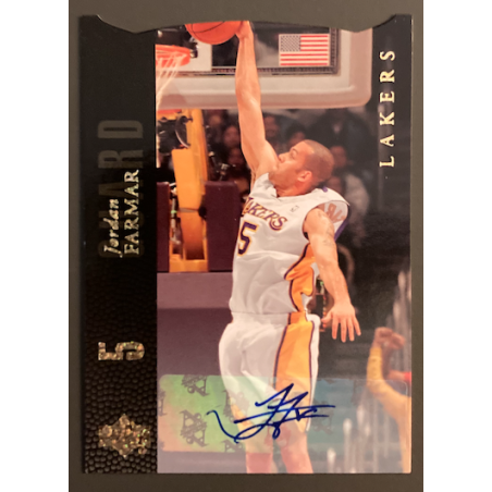 JORDAN FARMAR 2008-09 UPPER DECK LINEAGE SE DIE CUT AUTO